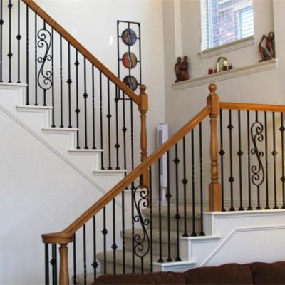 China Wrought iron stair Decorative handrail Europe style for home and garden indoor or outdoor usage for sale