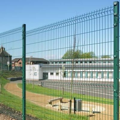 China welded wire mesh fence / PVC coated wire fence panels/ powder coated wire fence panel in Europe standard for sale