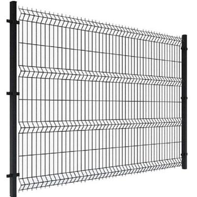 China welded wire mesh fence / PVC coated wire fence panels/ powder coated wire fence panel in Europe standard for sale