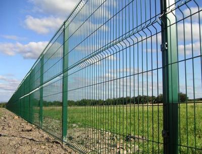 China Fence welded wire mesh fence / PVC coated wire fence panels/ powder coated wire fence panel in Europe standard for sale