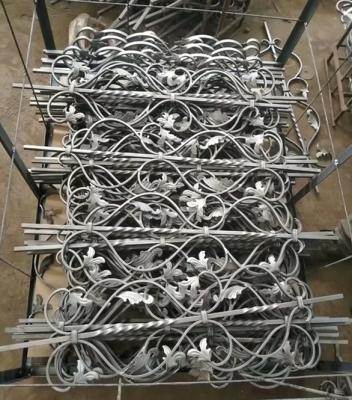 China Wrought Iron Elements/ Ornaments/parts  for balusters and gates decorative -- Cast iron scroll C or S for sale