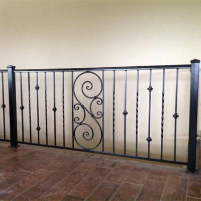 China Wrought iron stair Decorative handrail Europe style for home and garden indoor or outdoor usage for sale