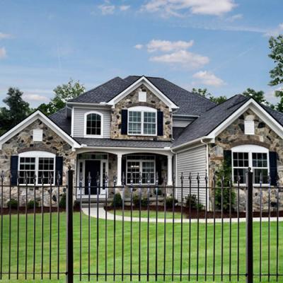 China Decorative iron fence/ Wrought iron fence/ Ornamental fence/ steel fence for home and garden decoration Europe style for sale