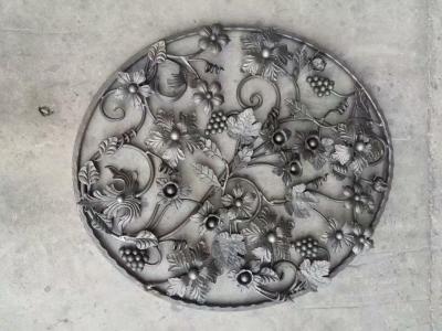 China Wrought iron ornaments ,wrought iron elements for balusters and gates decorative for sale