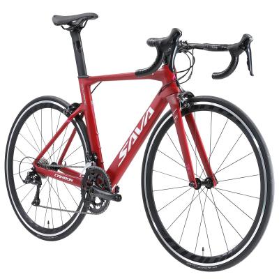 Cina Le 18 velocità SAVA Carbon Fiber Road Bike 150kg caricano il doppio freno di V in vendita