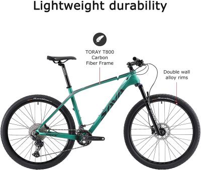 Cina Mountain bike verde scuro di SHIMANO Hardtail, 22S Sava Mtb 27,5 in vendita