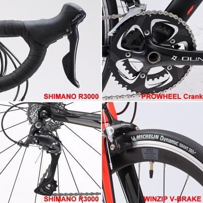 Cina Materiale rosso nero della lega di alluminio della bici della strada del carbonio di 10.3kg SAVA R8 con la ruota 700C in vendita
