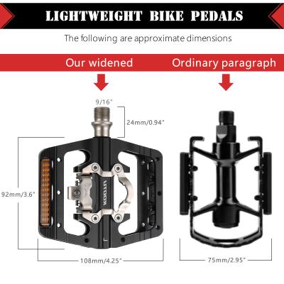 Cina Accessori di alluminio pieni del ciclo e della bici, serratura del pedale della bici per il sistema di SHIMANO SPD in vendita