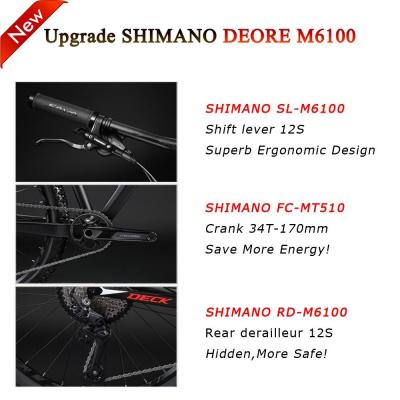 China 27.5*15 SHIMANO DEORE Groupset Mtb com quadro da fibra do carbono T800 à venda