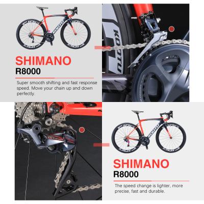 Cina Bici della strada del carbonio di KOOTU R03 con velocità di Shimano 105 Groupset 22 in vendita