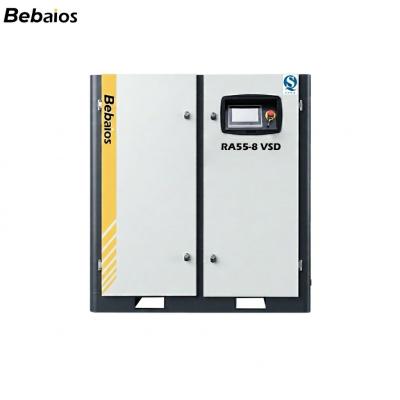 China Quiet Industrial Permanent Magnet Air Compressor 0.8MPa Low Noise High Reliability for sale