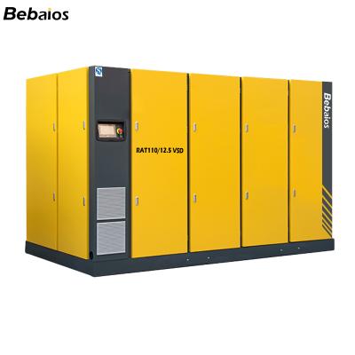 China Precision Engineered Two Stage Rotary Air Compressor 1.25 MPa 17 m3/min Air Delivery for sale