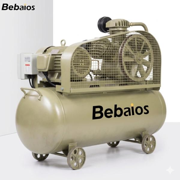 Quality Energy Saving Piston Air Compressor 5.5KW / 7.5HP Motor 12 bar Exhaust Pressure for sale