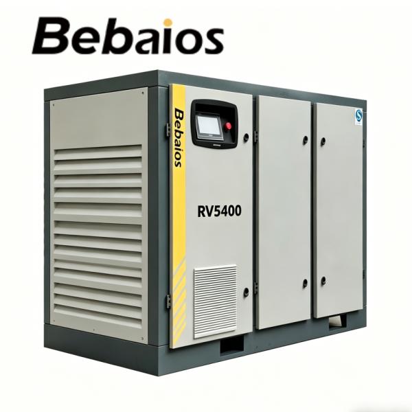 Quality Industrial Rotary Screw Vacuum Pump 5400m3/H Pumping Speed 90kW Rated Power for sale