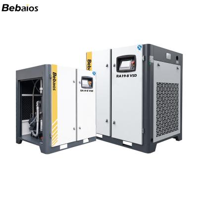 China Heavy Duty Oil Injected PM VSD Rotary Screw Air Compressor 12.5 Bar For Harsh Climates for sale
