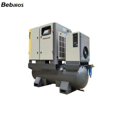 China Industrial Four In One Integrated Screw Compressor 7.5kW With Direct On Line Starting for sale