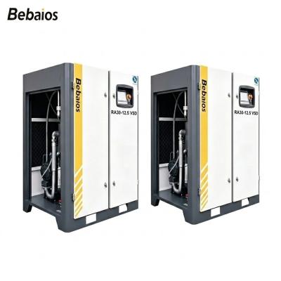China Silent Industrial Rotary Screw Drive Compressor With Permanent Magnet VFD for sale