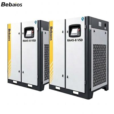 China Energy Efficient Split Type VFD Screw Compressor For Continuous Industrial Output for sale