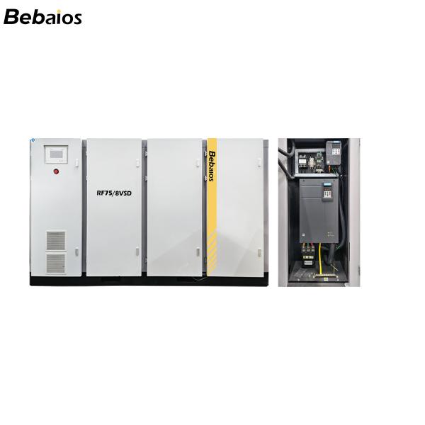Quality Class 0 12.3m3/min Oil Free Screw Air Compressor For Laboratory Electronics for sale