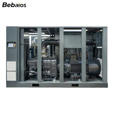 China Near Isothermal Compression Two Stage Screw Compressor High Volumetric Efficiency Air Supply Equipment for sale