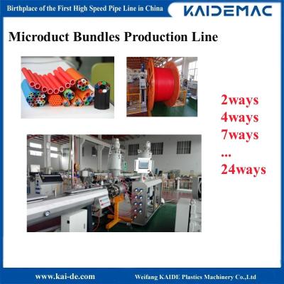 Cina Macchina per la produzione di tubi a microdotti a nucleo di silicio in HDPE 120 m/min in vendita