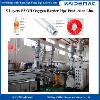 China Five Layers EVOH Pipe Extrusion Line 5 Layer Floor Heating Pipe Making Machine for sale