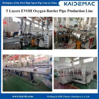 China Five Layers Oxygen Barrier PE / PEX Pipe Making Machine 60m/min for sale
