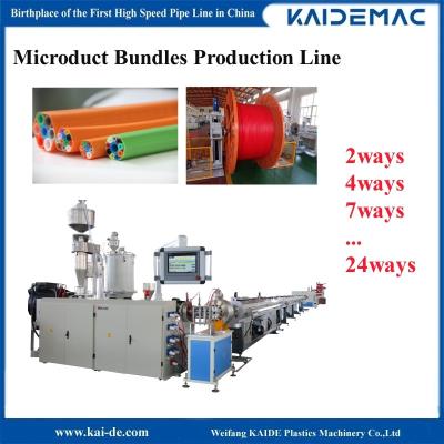 Cina Macchina per la produzione di tubi a microdotto in polietilene di base di silicio in HDPE 120 m/min in vendita