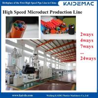 China 120m/Min Optical Fiber Microduct Production Machine for sale
