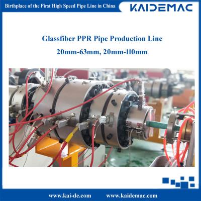 Cina GF PPR Pipe Extruder Machine 20 - 110mm / 3 strati PPR Fibra di vetro Pipe Making Machine in vendita