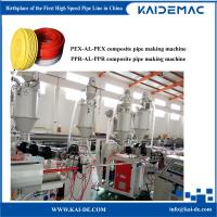 China Al-Plastics Overlapped Welding Machine / Pert-Al-Pert Pipe Making Machine Line for sale