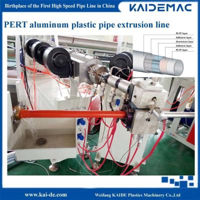Cina Al-Plastics Overlapped Welding Machine / Pert-Al-Pert Pipe Making Machine Line in vendita