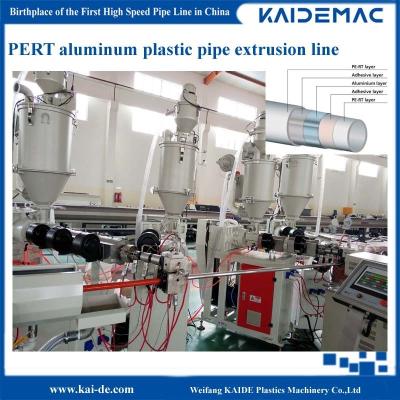 China Máquina de soldadura sobreposta de plásticos / Linha de fabricação de tubos Pert-Al-Pert à venda