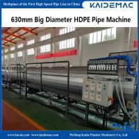 China 630mm HDPE Pipe Production Line / Automatic HDPE Pipe Making Machine for sale