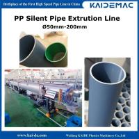 China PP Silent Drainage Pipe Production Line for sale