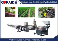 China Round Drip Irrigation Pipe Making Machine Speed 80m/Min ISO Approved for sale