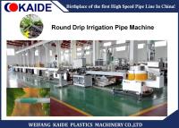 China Round Drip Irrigation Pipe Making Machine Speed 80m/Min ISO Approved for sale