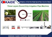 China Drip Irrigation Plastic Pipe Making Machine 40m/min For PE Drip Pipe for sale