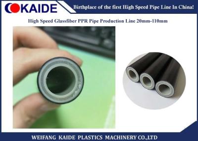 China Tres capas de la fibra de vidrio PPR del tubo de la línea de la protuberancia/cadena de producción del tubo de los plásticos PPR en venta