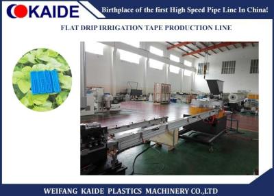 Cina linea di produzione del tubo 99KW/pianamente nastro di plastica dell'irrigazione a goccia che fa macchina 16mmx0.15mm in vendita