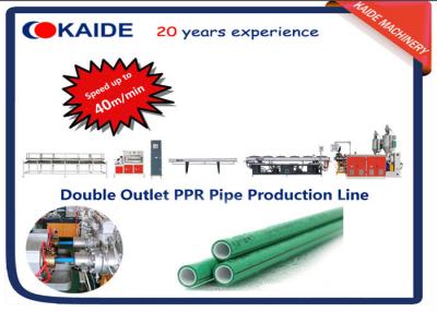 Cina Linea di produzione del tubo del doppio filo PPR velocità 40m/Min For Pipe Size 20-32mm in vendita