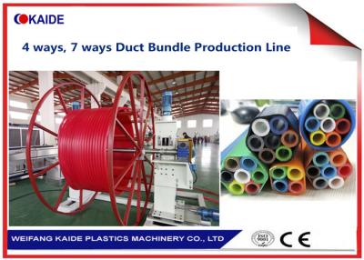 Cina Un tubo di plastica di 4 modi che fa la linea di produzione del pacco della condotta della macchina 20m/min 30m/min in vendita