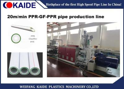 Cina La fibra di vetro ha rinforzato la linea di produzione del tubo di PPR 20m/Min con alta anti resistenza alla compressione in vendita
