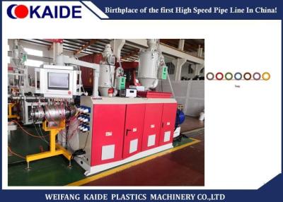 中国 平らのための低雑音のプラスチック管の生産ラインは/Microductのパイプラインをつなぎました 販売のため