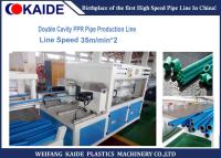 China Multilayer 550kgs/H PPR Pipe Extrusion Line High Efficient for sale