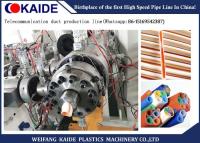 China Microduct Pipe Making 55m PE Pipe Production Line for sale