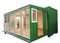 China 20ft Expandable Prefab Container House Single Double Room Modular Home for sale