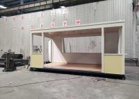 China 20ft Prefabricated Shipping Container Building Expandable Side Opening Bookstore House for sale