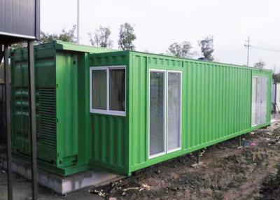 China Double Side 70m2 Modified Shipping Container 40HC Expandable Container House for sale
