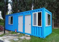 China 20FT Prefab Container House 15m2 with Tempered Bulletproof Window Customizable for sale